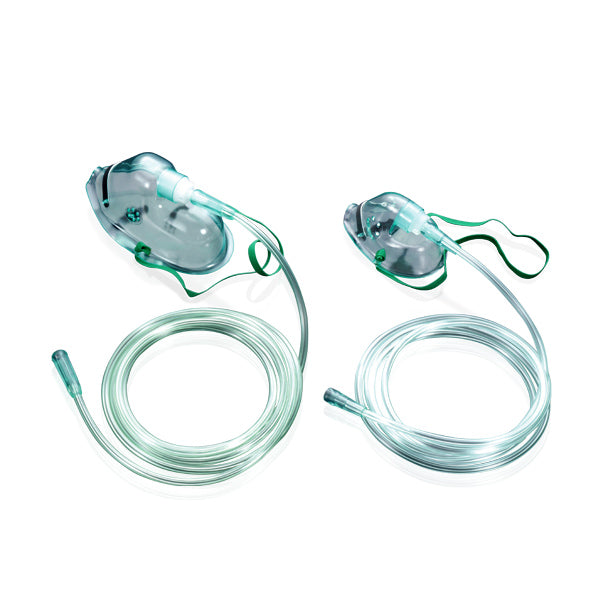 Oxygen Mask with 2M Tube Adult Oxygen Therapy Mask – Amada First Aid