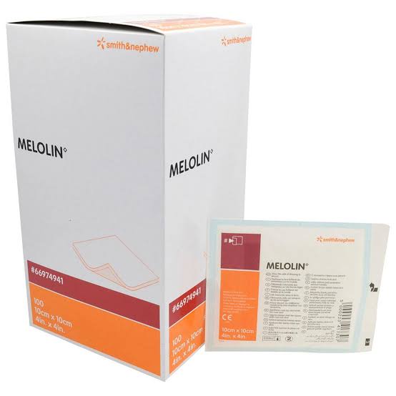 MELOLIN DRESSING 10CM x 10CM, BOX 100 – Amada First Aid