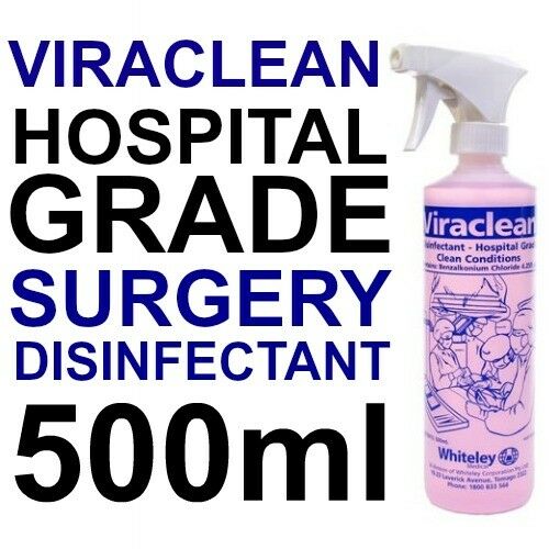Viraclean 500ml TRIGGER ANTIBACTERIAL HOSPITAL GRADE DISINFECTANT ...